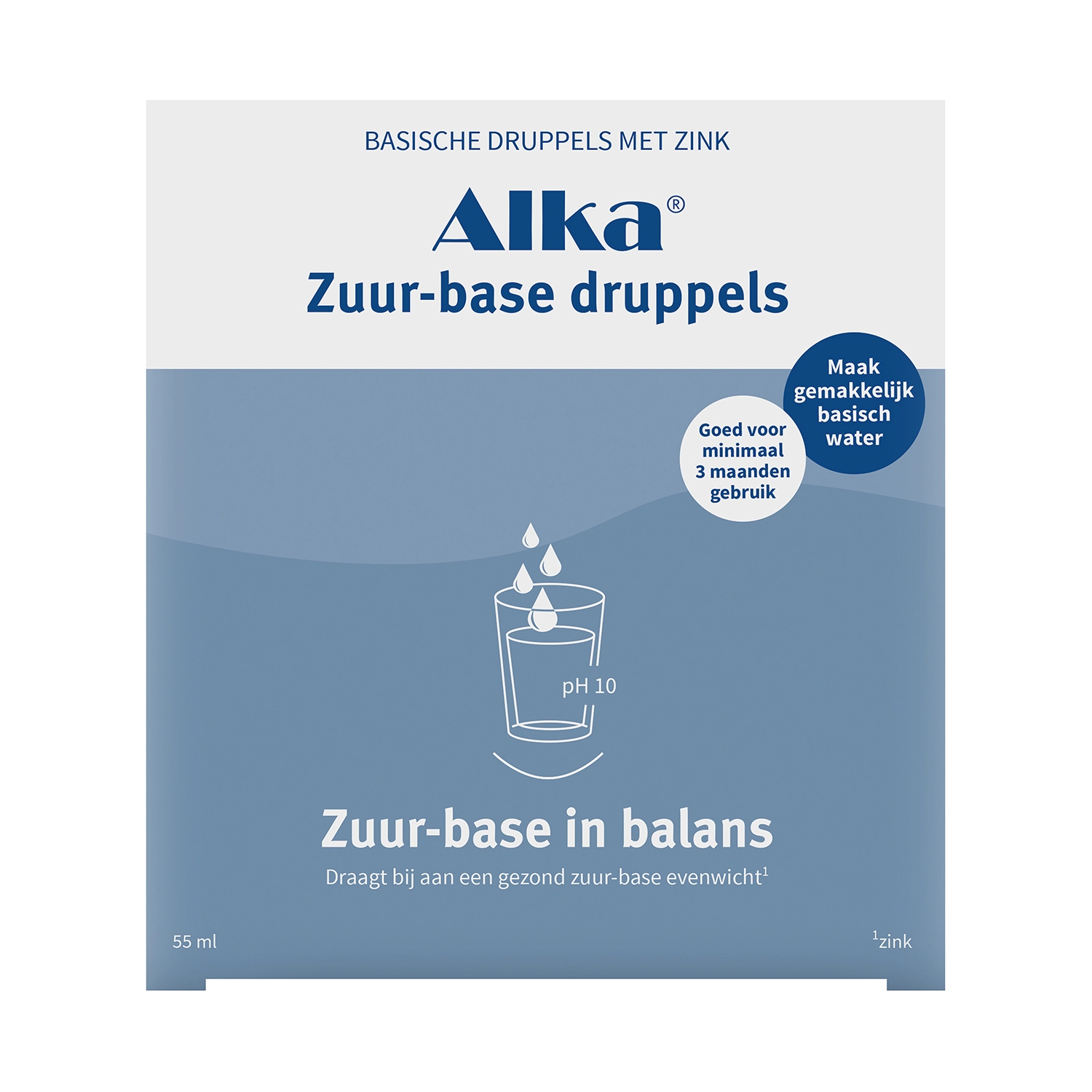 Alka Zuur-Base Druppels | Basische druppels met zink