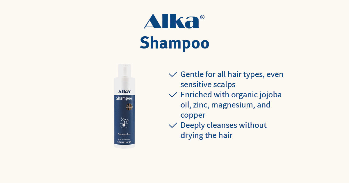 Alka® Shampoo: Natural shampoo with alkaline minerals