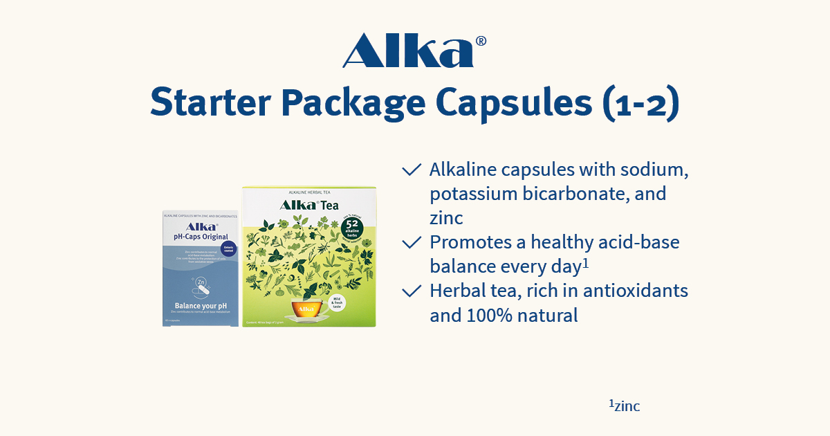 Alka® Starter Package Capsules | capsules & herbal tea